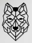 Découpe au laser "Loup" – Jardinerie Fortier